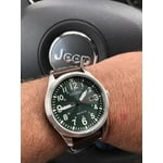 Citizen Men's Chandler Eco-Drive Watch, Green Dial, Brown Leather Band ...