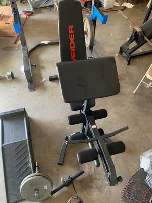 Weider Attack Olympic Utility Bench With 610 Total Weight