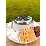 Jet-Puffed Indoor Electric Smores Maker Kit with Trays & Roasting Forks ...