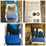 HART 5-Piece Screw Extractor Set with Protective Storage Case - Walmart.com