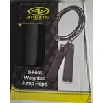 Athletic Works Adjustable Weighted Jump Rope, Adjusts up to 9' Length ...