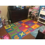 Play Day Foam Playmat Set, 28 Interlocking Pieces, Multi-Color, ABC ...