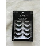 KISS Lash Couture Matte Black Faux Mink False Eyelashes, Strip Lashes ...
