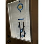 Zingz & Thingz 24" Blue and Sliver Metal Acrylic Celestial Wind Chimes - Walmart.com