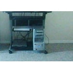 Mobile Computer Tower with Shelf, Multiple Finishes - Walmart.com