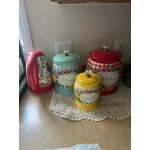 The Pioneer Woman Sweet Romance Ceramic Garlic Keeper, Yellow, Floral ...