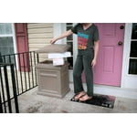 Step2 Black Express Parcel Delivery Box for Package Deliveries ...