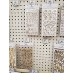 Recollections Glitter Puffy Alphabet Stickers, 12 Pack - Walmart.com
