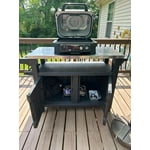 Keter Unity XL Outdoor Patio BBQ Serving Station, All-Weather Grill ...