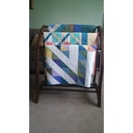 Winsome Wood Betsy 3-Rod Furniture Storage, Free-Standing Blanket Rack ...