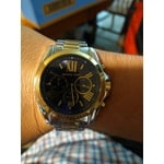 Michael Kors Bradshaw Men's Two-Tone Chronograph Metal Watch MK5976 ...