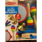 Melissa & Doug Music Makers 7-Piece Wooden Musical Instrument Set ...
