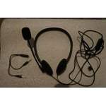 onn. 3.5 mm PC Stereo Headset with Built-in Microphone, Black - Walmart.com