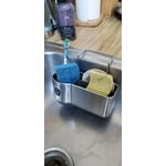 simplehuman Slim Sink Caddy Sponge Holder Organizer with Utility ...