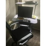 Mobile Computer Tower with Shelf, Multiple Finishes - Walmart.com