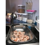 Oneida 5 Quart Stainless Steel Colander with Non-Slip Handles, Over the ...