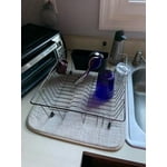Mainstays Large Wire Dish Rack Black/Chrome - 17.5" x 13.7" x 5.5 ...