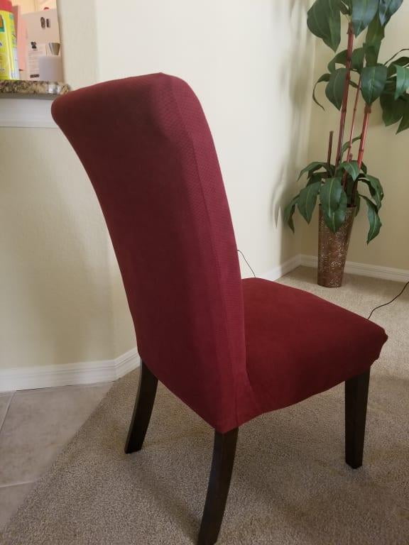 Sure Fit Stretch Pique Shorty Dining Room Chair Slipcover