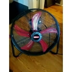 Hyper Tough New 20 inch High Velocity Sealed Motor Drum Fan with Wall ...