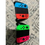 Nintendo Switch Joy-Con Pair (L-R), Neon Purple and Neon Orange ...