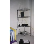 Safavieh Happimess Damaris 4-Tier Chrome Wire Corner Rack - Walmart.com