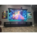 TV Stand for 100 inch TV Entertainment Center Wood TV Console Table for ...