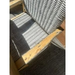 Costway Set of 4 Outdoor Dining Patio Chairs, Assembled, Rubber Wood ...