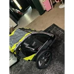 Allen Sports Deluxe 2-Child Foldable Bike Trailer & Stroller, Pull ...