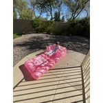 Justice 2-in-1 Foldable Pool Lounger - Lounger Float & Poolside Chair ...