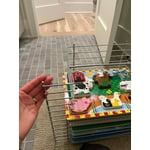 Melissa & Doug Deluxe Metal Wire Puzzle Storage Rack for 12 Small and ...