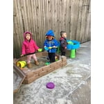 Step2 Naturally Playful Sandstone Beige Plastic Sandbox Toy with Cover ...