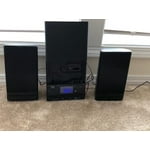 Onn Mini CD Stereo System with Bluetooth, FM Radio and Remote Control ...