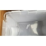 LIFE STORY 13.75 Gallon Stackable Tote Container with Handles and Lids ...