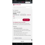 Singer S0100 Overlock Serger Sewing Machine with Finish - Walmart.com