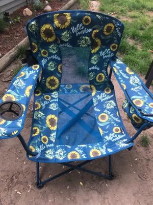 Customer reviews for Ozark Trail Oversized Mesh Folding Cooler Chair Sunflower Walmart
