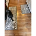 Better Homes & Gardens Polypropylene Gray Jacquard 20" x 34" Indoor ...