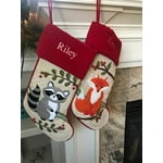 Personalized Forest Friend Stocking Available In Different Animals ...