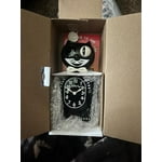 Black Kitty-cat Clock with Moving Eyes and Wagging Tail - Walmart.com