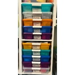 Storex Paper Storage Container, 12x12 Craft Supplies Box, Stack & Store ...