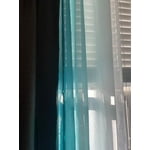 "Junvictex Ombre Chiffon Pink Sheer Curtains 52""Wx84""L, Set of 2 ...