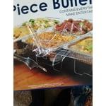 Serve-Rite 10-Piece Buffet Party Server Chafing Set for Catering, BBQ, Holidays - Walmart.com