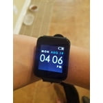 iTech Fusion Unisex Smart Watch & Fitness Tracker Black Case & Black ...