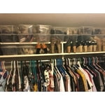 LIFE STORY 5.7L Clear Plastic Shoe Boxes, Storage Containers with Lids ...