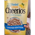 Frosted Lemon Cheerios Cereal, Gluten Free, Limited Edition, Family ...