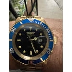 Invicta Pro Diver Men's Watch, Gold-tone, Blue Dial, 40 mm, 200m Water ...