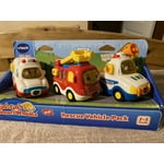 VTech Go! Go! Smart Wheels Rescue Vehicle Pack, Ambulance, Fire Truck ...