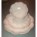 Sango Frill Reactive Stoneware Dinnerware Set, 12-Piece, Blue - Walmart.com