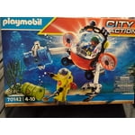 PLAYMOBIL Environmental Expedition with Dive Boat Action Figure Set, 58 ...