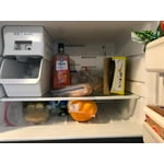 Sanitaire IM117000 8.25 in. Frigidaire Top Mount Fridge with Built-In ...