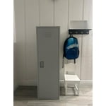 Max & Finn Casey Kids Tall Metal Storage Locker, Hunter Green - Walmart.com